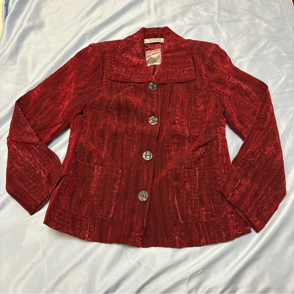 George Simonton | Jackets & Coats | Simonton Says Ruby Red Jacket ...